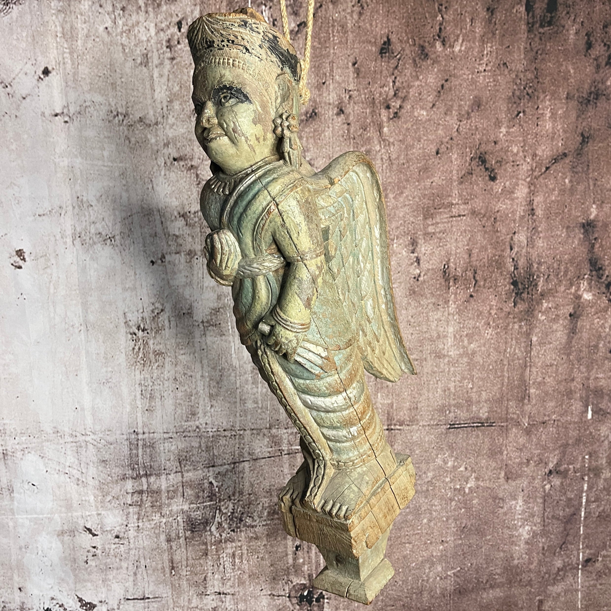 17th century Patan Gujarat Angel Goddess corbel sculpture – the devil ...